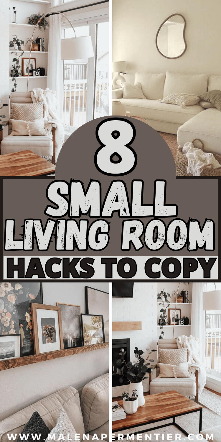 8 Beyond Genius Small Living Room Hacks To Maximize Space
