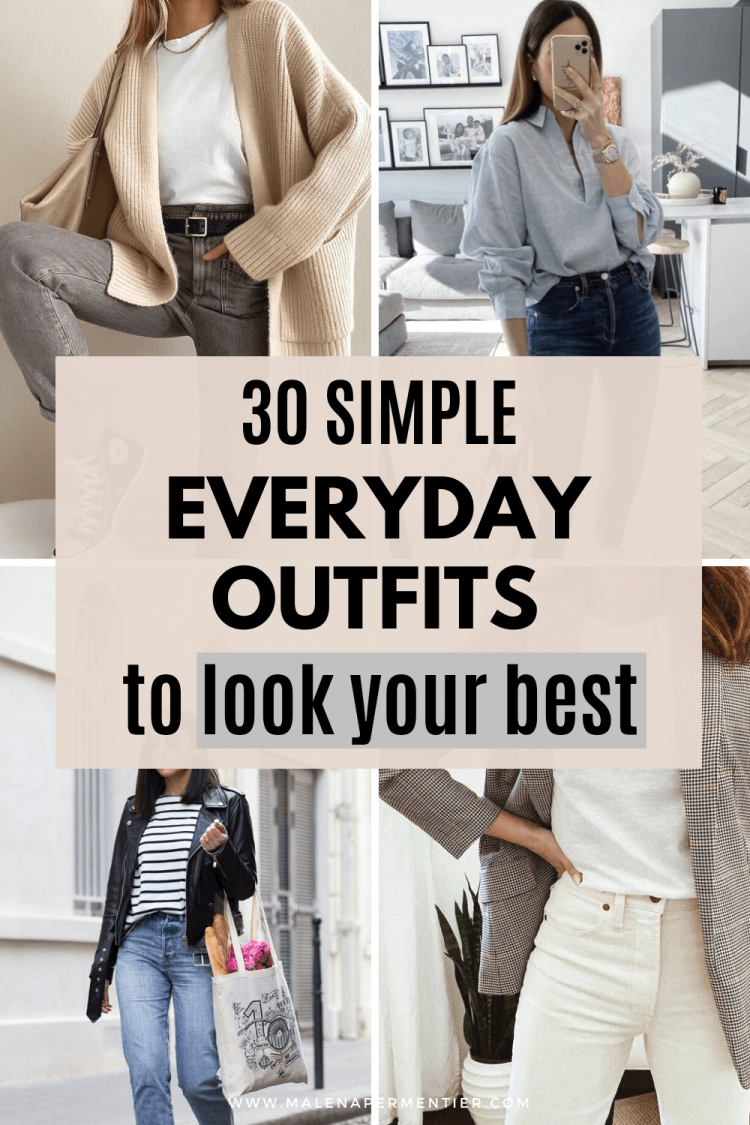 30 Simple EveryDay Outfits You Need To Try In 2021
