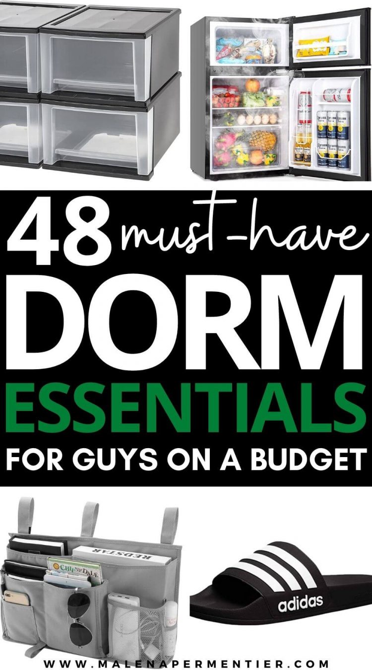 48 College Dorm Room Essentials For Guys (List with all Necessities)
