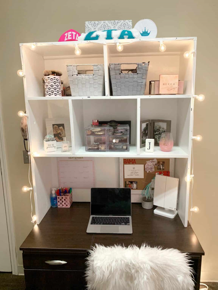 27 Dorm Room Storage Ideas That Look Cute & Save Space