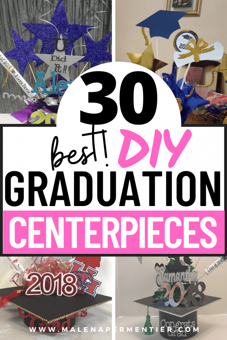30 DIY Graduation Centerpieces That Are Easy, Cute, and Cheap