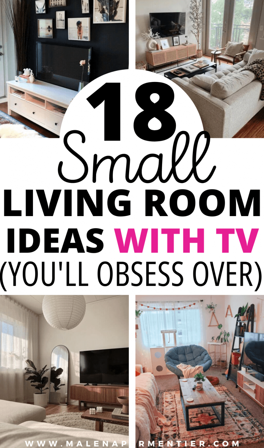 18 Small Living Room Ideas with TV (Clever Layout Ideas To Copy)