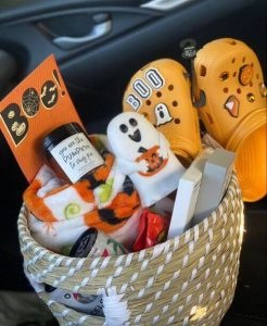 22 Spooky Basket Ideas For Your Boo (That They Will Love!)