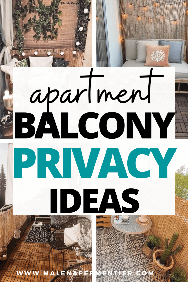 16 Apartment Balcony Privacy Ideas That Are Easy & Look Amazing