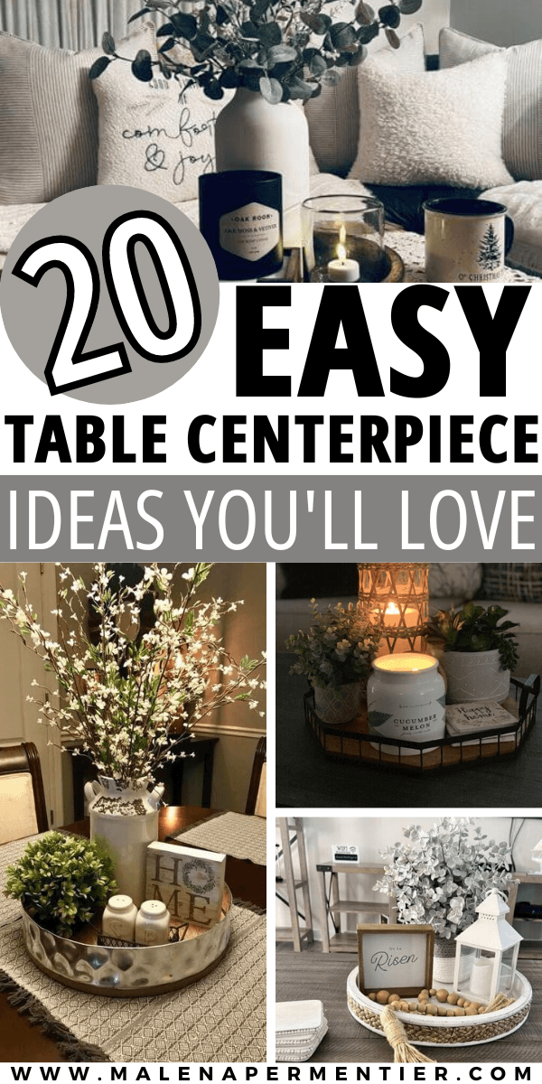 20 Easy Table Centerpiece Ideas For Every Day