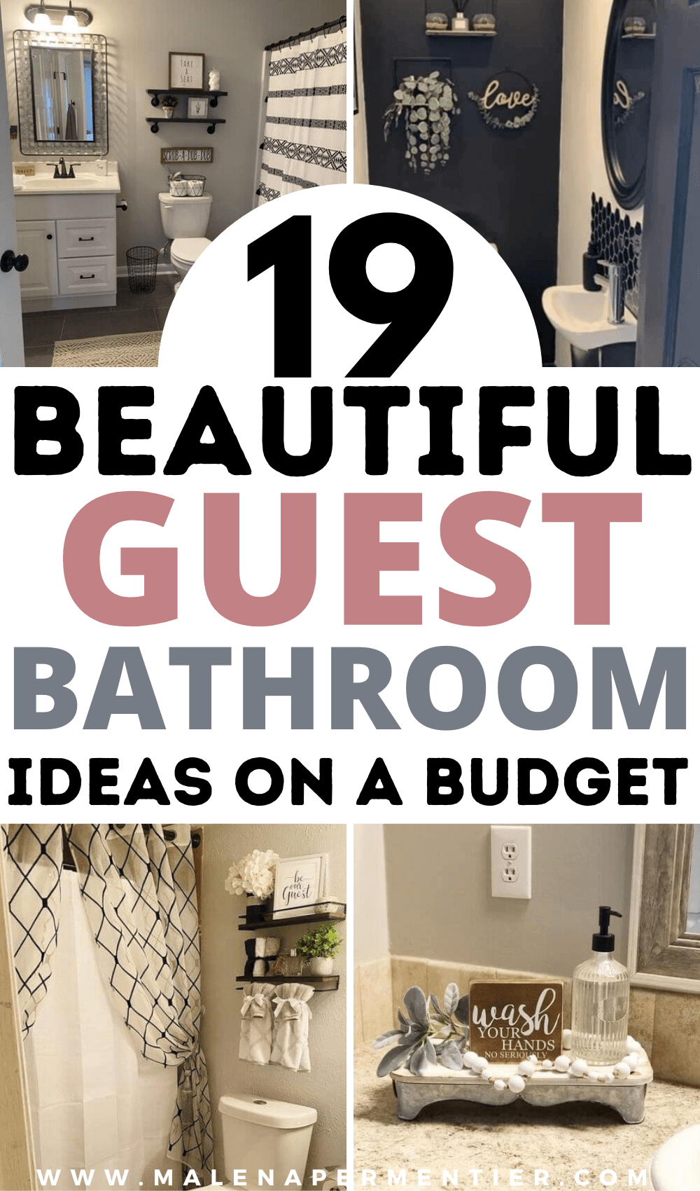 19 Easy Guest Bathroom Ideas That Revamp The Entire Space