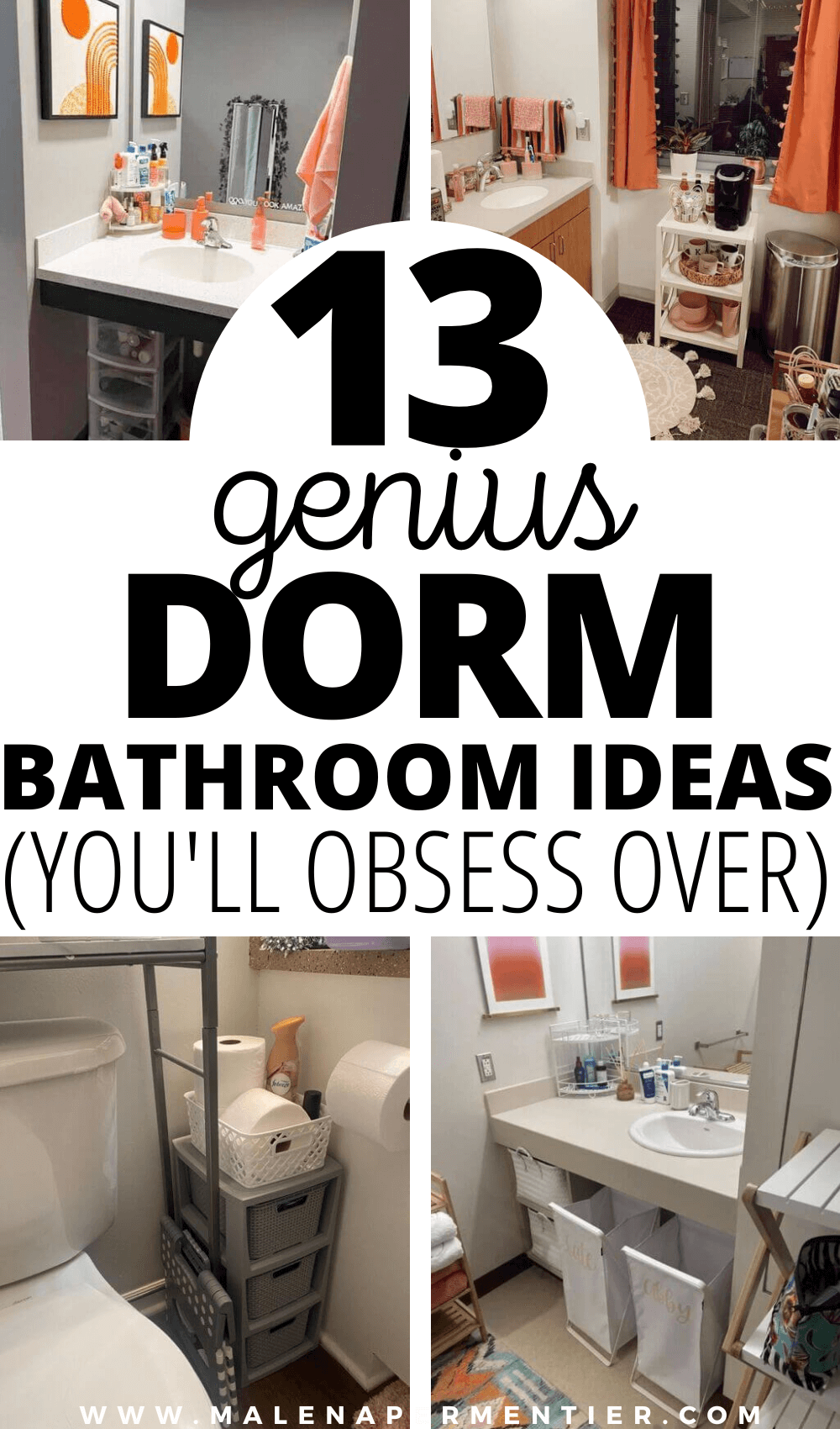 13 Dorm Bathroom Ideas That Are Seriously Genius