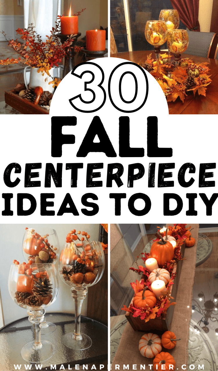 30 Easy Fall Centerpieces To Brighten Up Your Table This Season