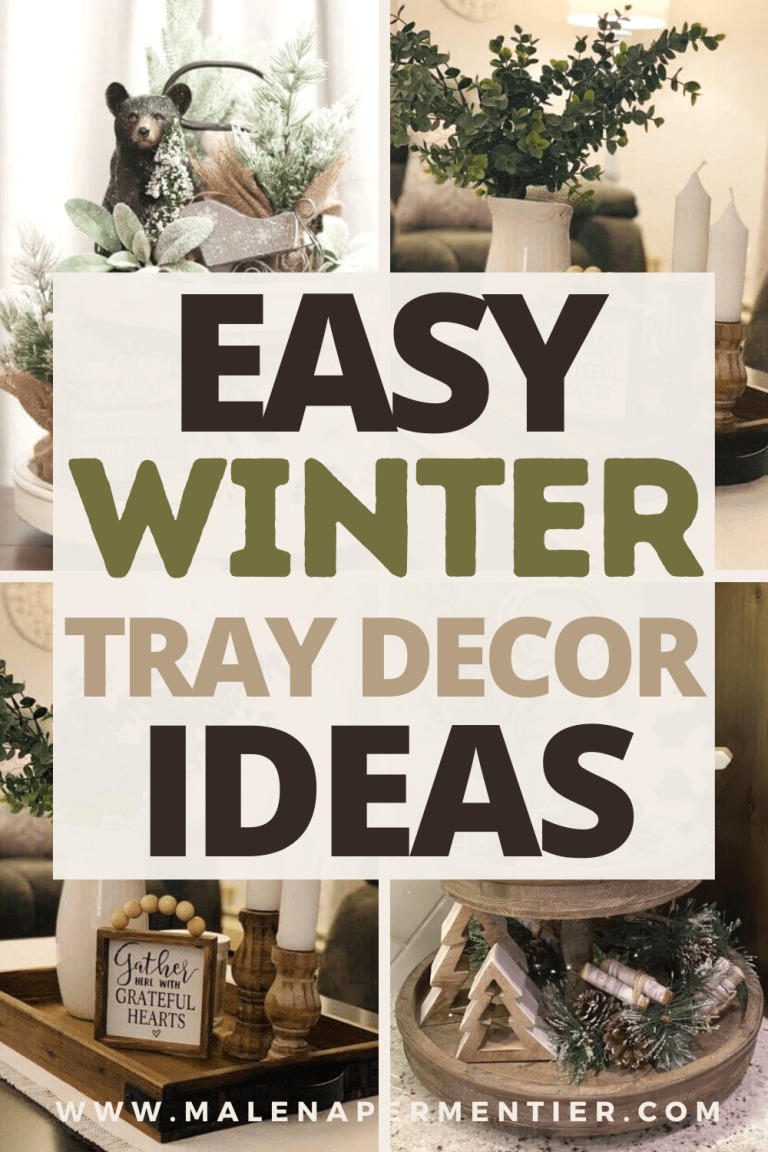 24 Cozy Winter Tray Decor Ideas To Recreate This Season