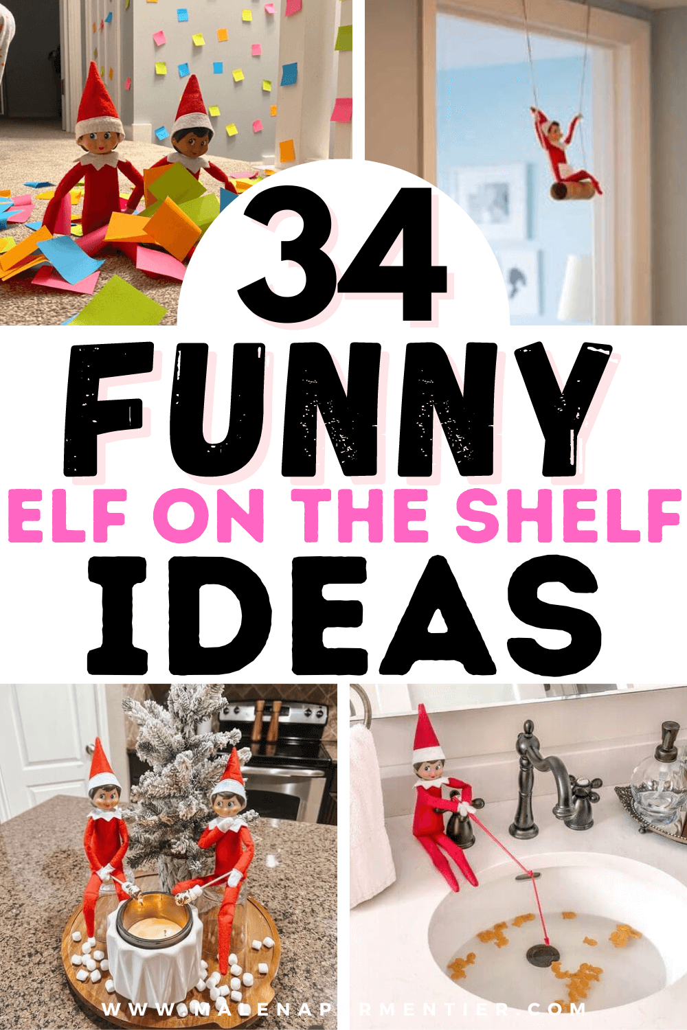34 Funny Elf On The Shelf Ideas Everyone Will Love