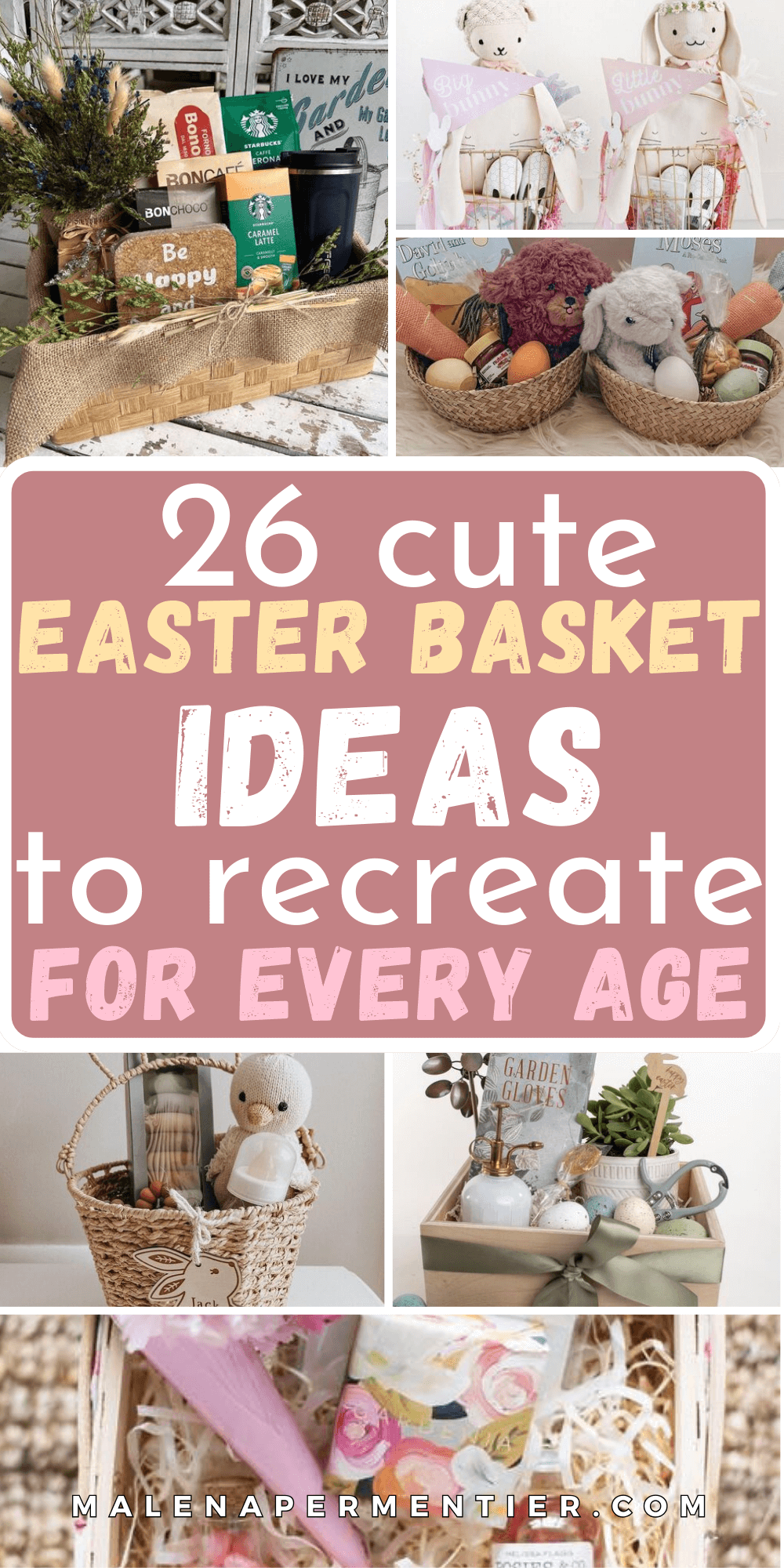 26 Cute DIY Easter Basket Ideas for Babies, Kids and Adults