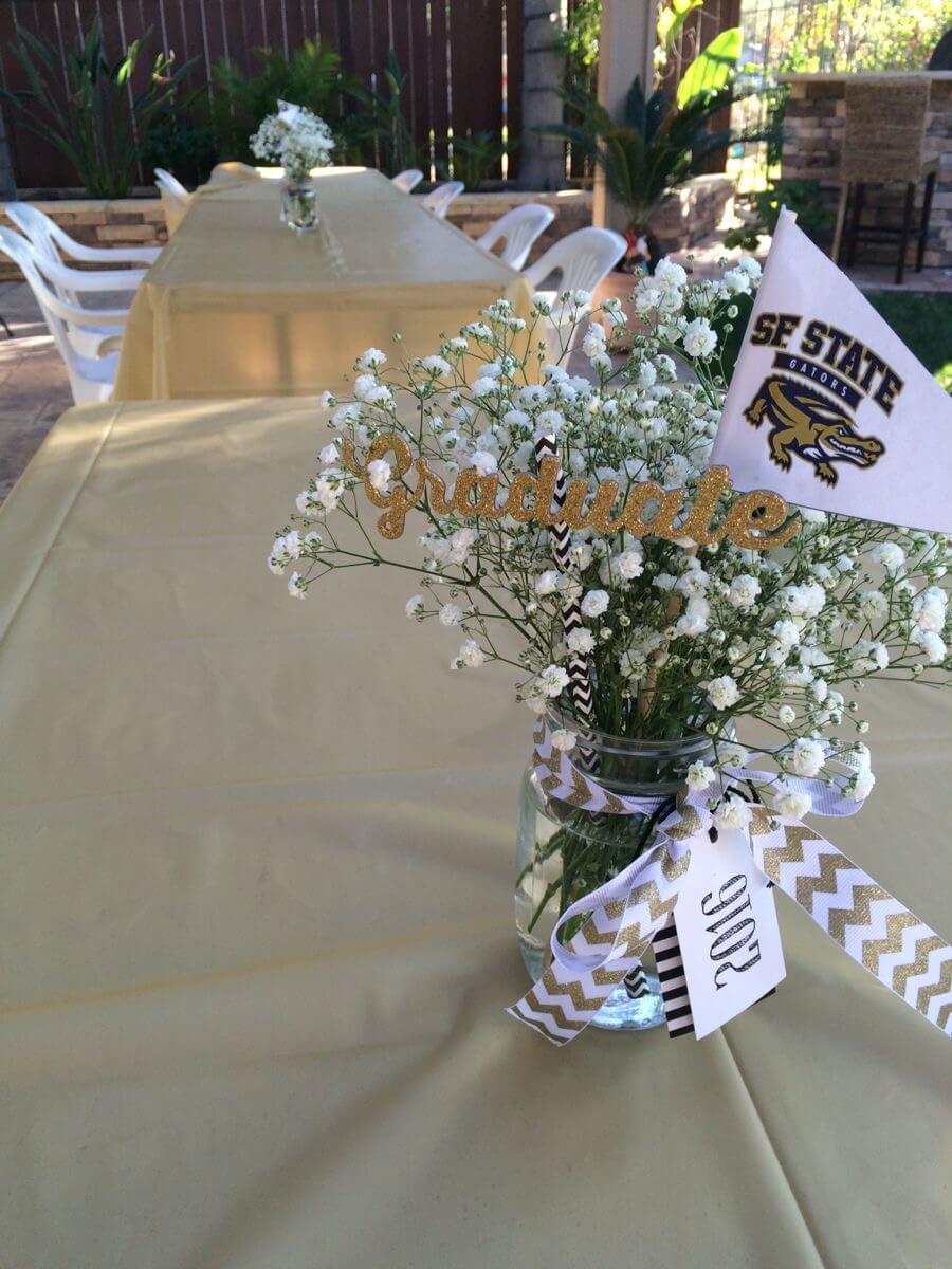 18 Gorgeous Graduation Table Centerpieces To DIY