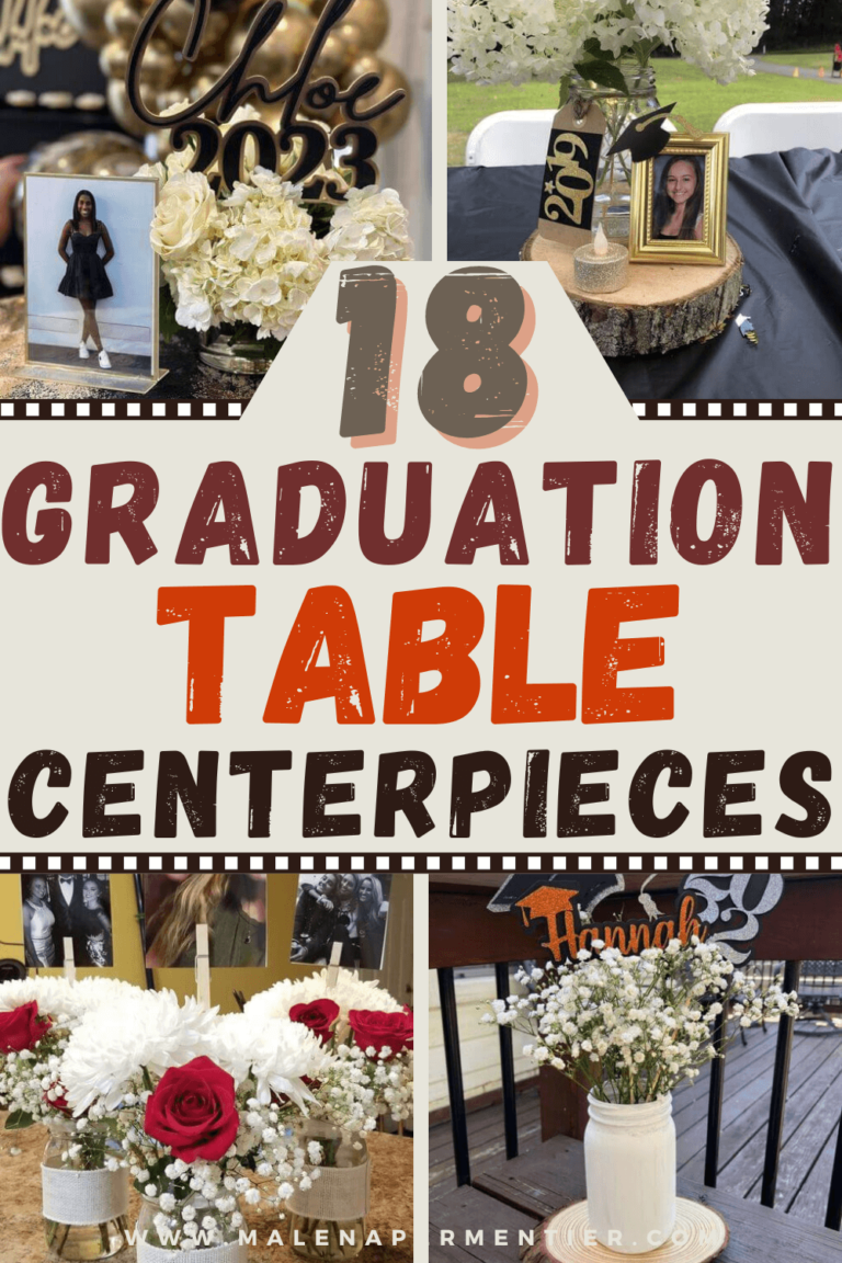18 Gorgeous Graduation Table Centerpieces To DIY