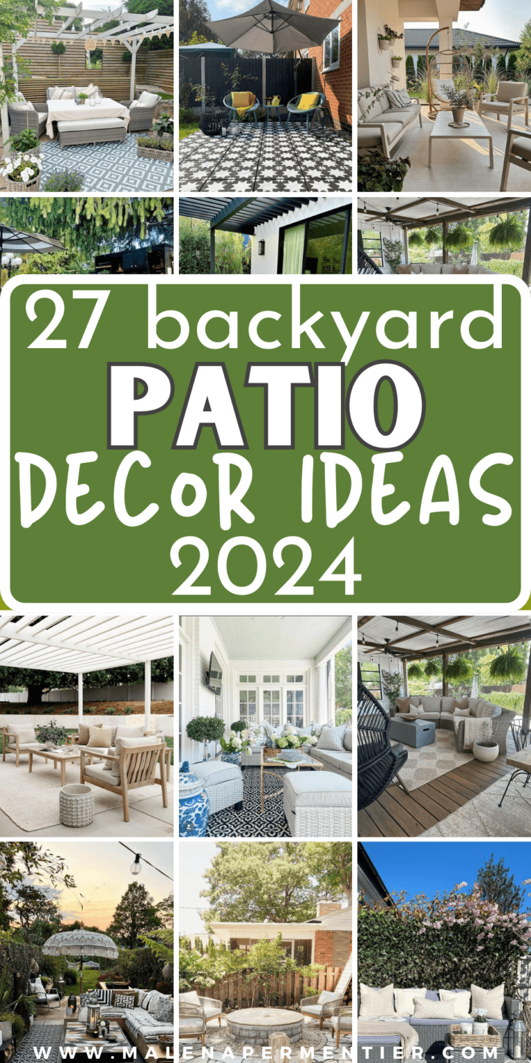 27 Amazing Backyard Patio Decor Ideas To Transform Your Space