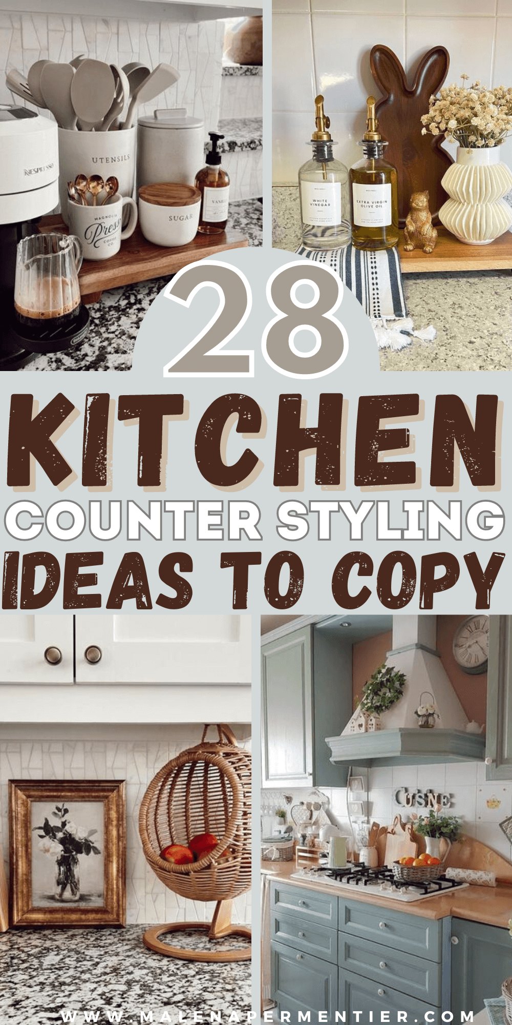 28 Kitchen Counter Styling Ideas That Are Functional and Beautiful