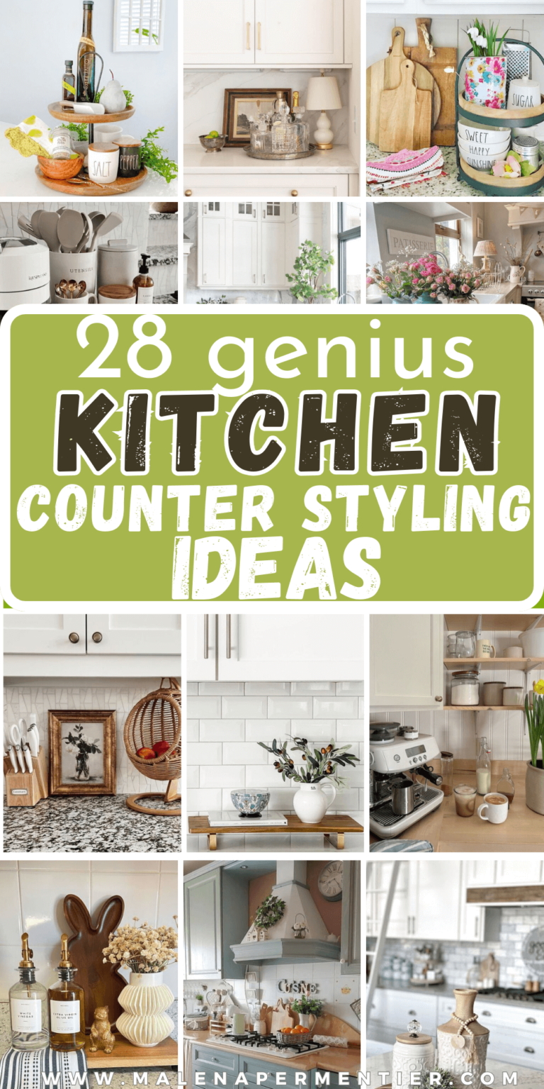 28 Kitchen Counter Styling Ideas That Are Functional and Beautiful