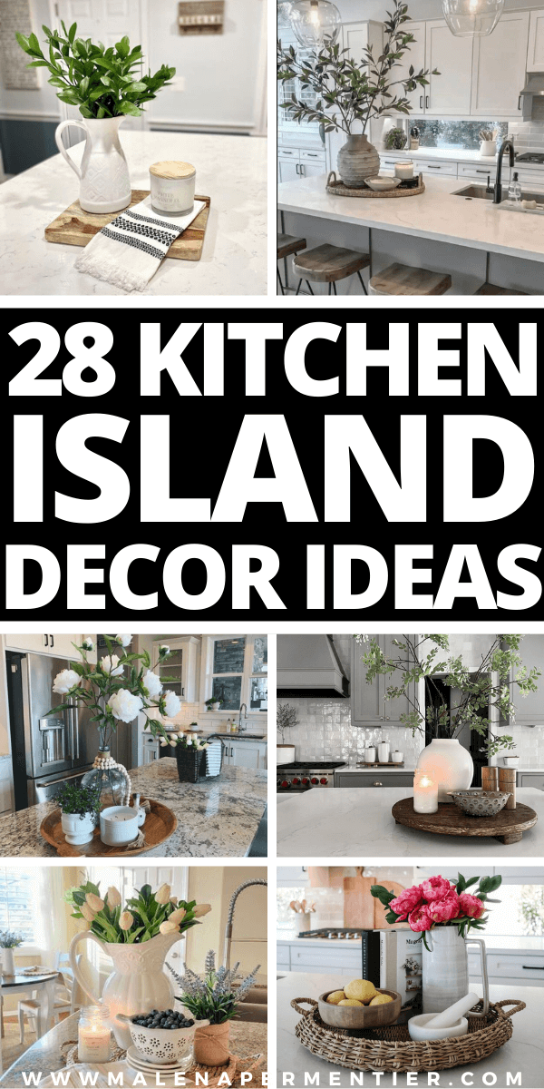 28 Kitchen Island Decor Tray Ideas That Are Simple & Stunning