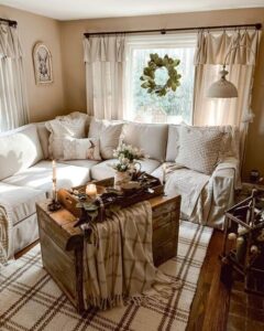 27 Charming Farmhouse Living Room Ideas