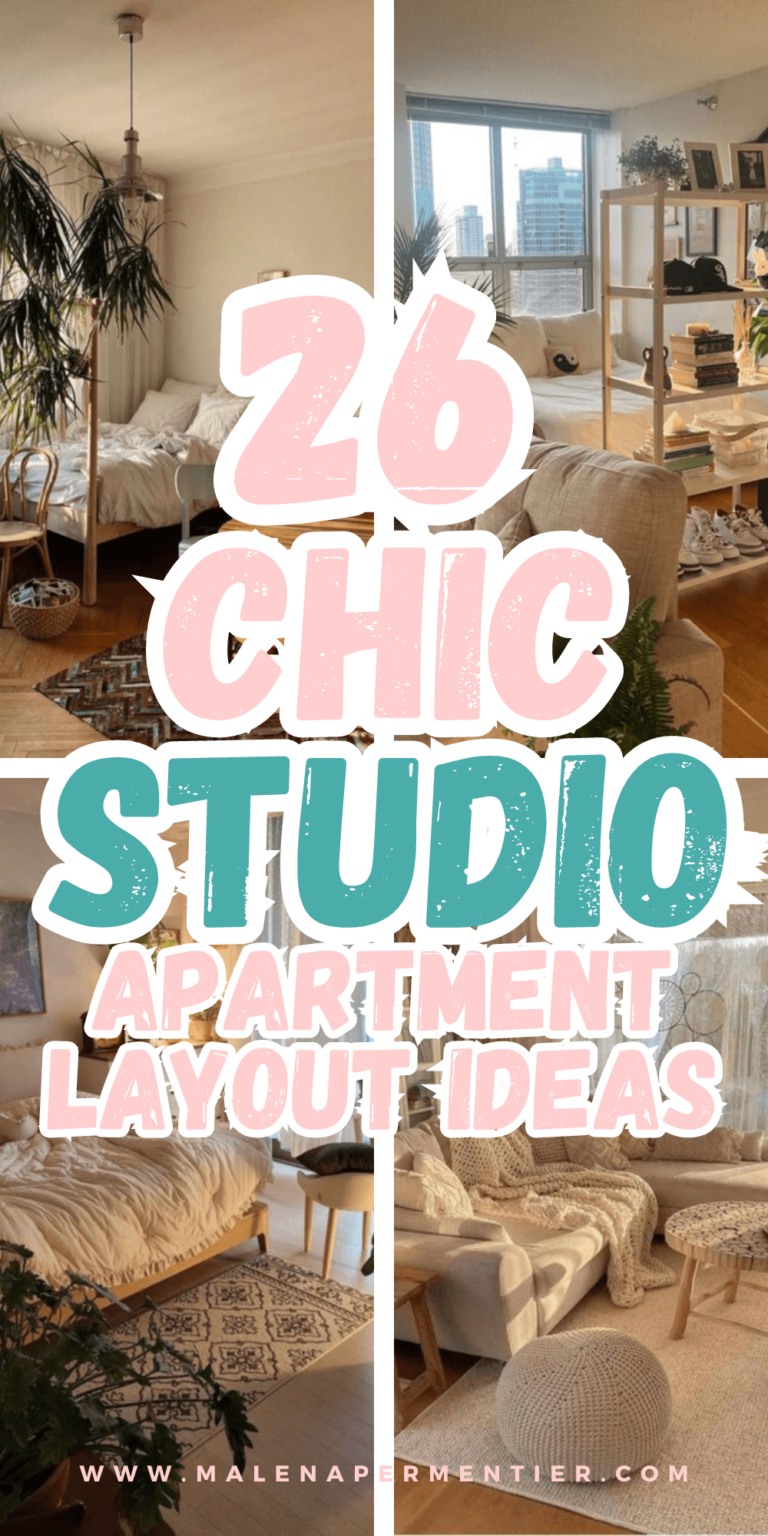 26 Studio Apartment Layout Ideas to Make the Most of Your Space