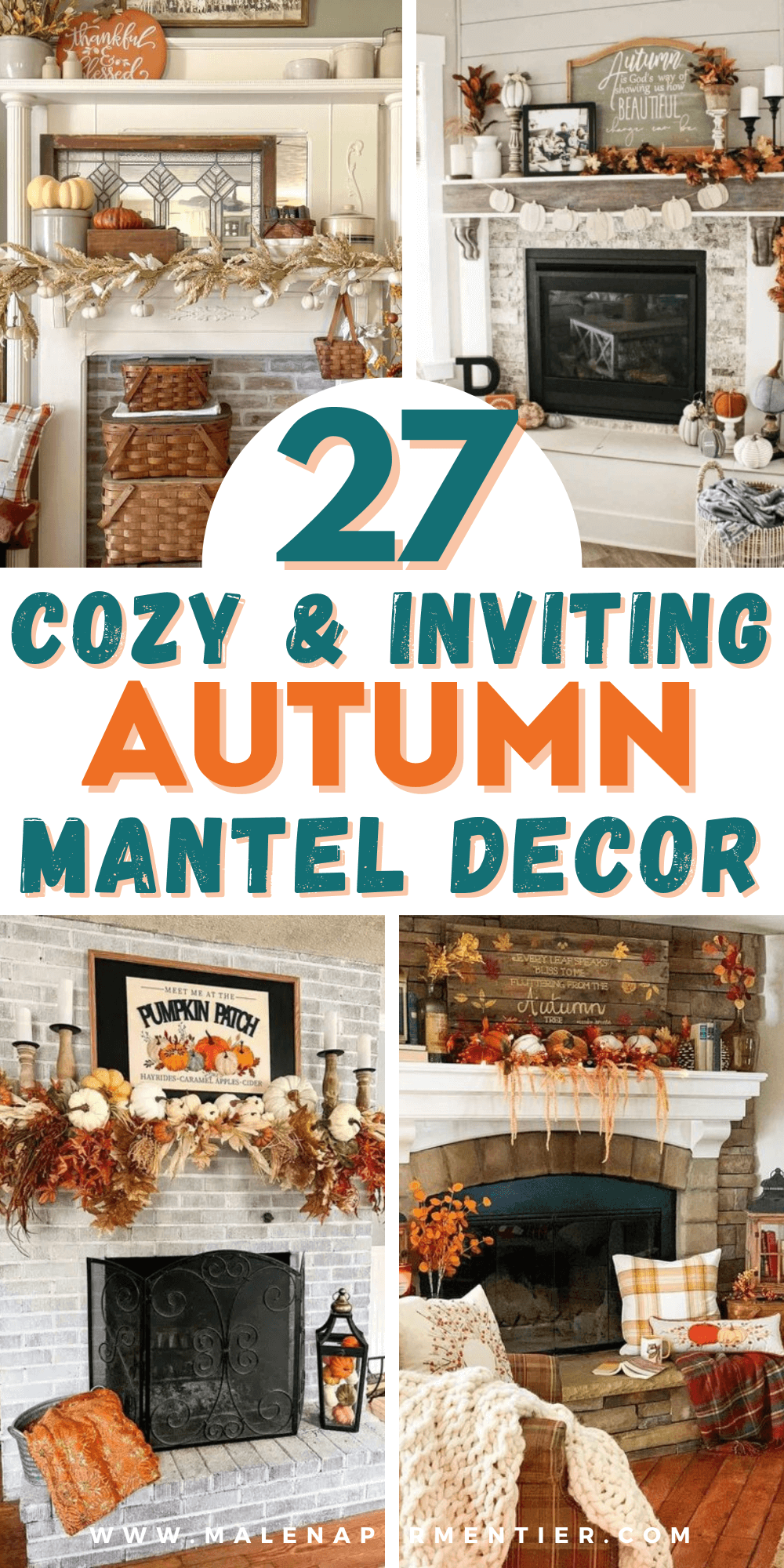 27 Fall Mantel Decor Ideas to Cozy Up Your Home