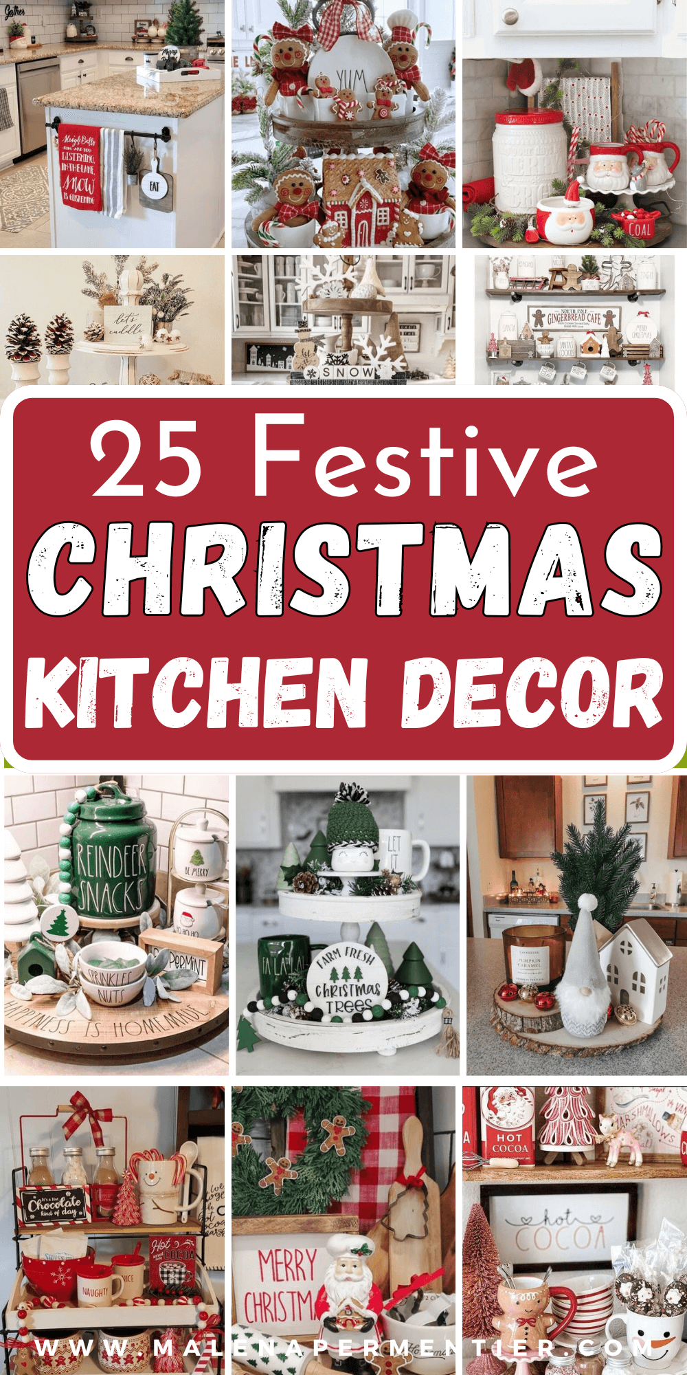 23 Festive Christmas Kitchen Decor Ideas to Try This Year
