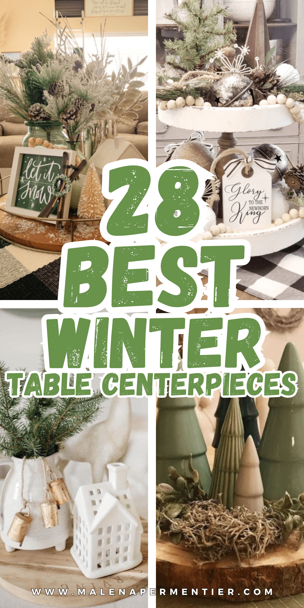 28 Gorgeous Winter Table Centerpiece Ideas That Are Perfect For The ...