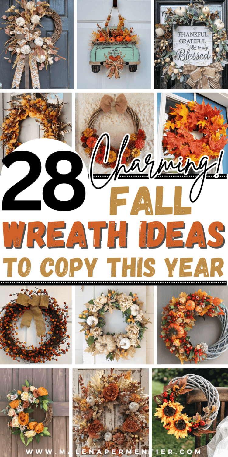 28 Unique Fall Wreaths to Try This Cozy Season