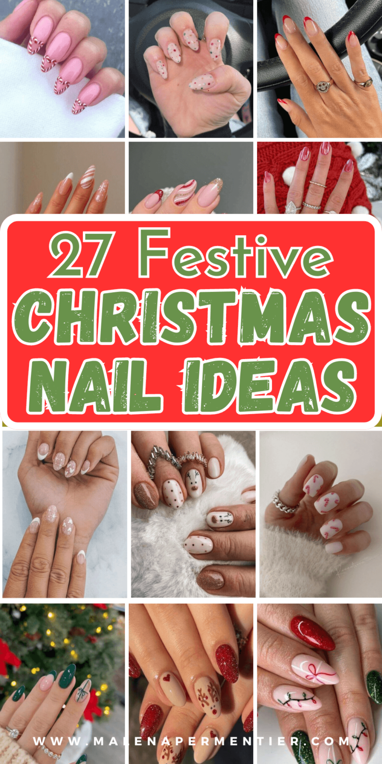 27 Gorgeous Christmas Nails To Get You Into The Holiday Spirit