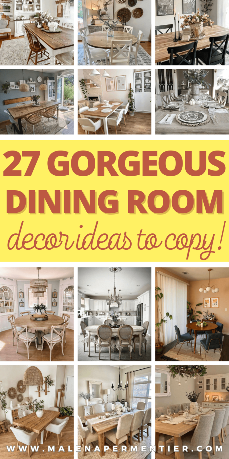 27 Stunning Dining Room Decor Ideas To Try Out