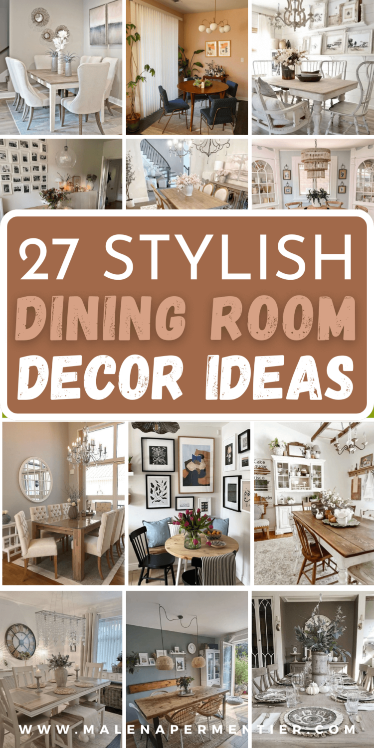 27 Stunning Dining Room Decor Ideas To Try Out