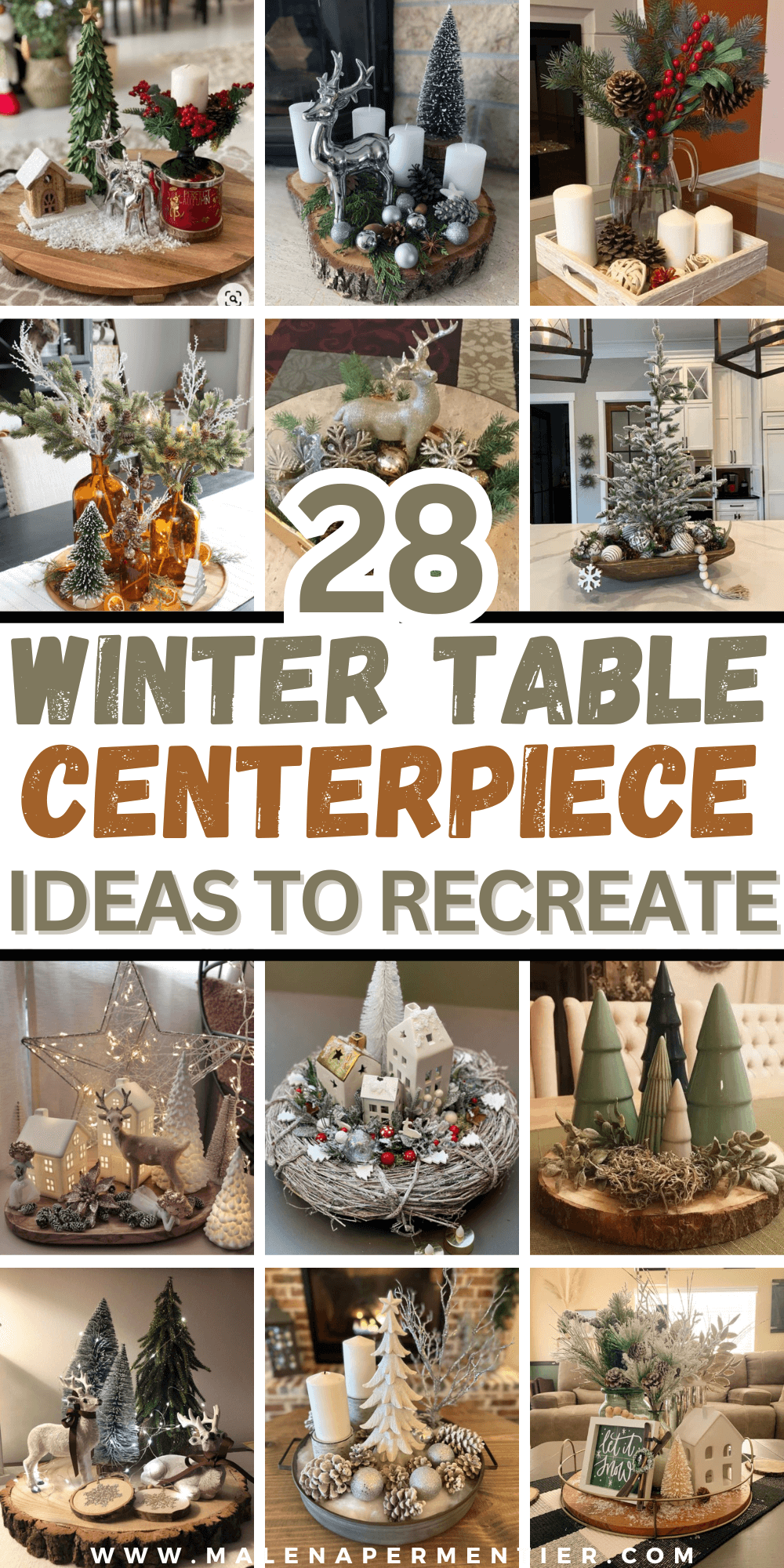 28 Gorgeous Winter Table Centerpiece Ideas That Are Perfect For The ...