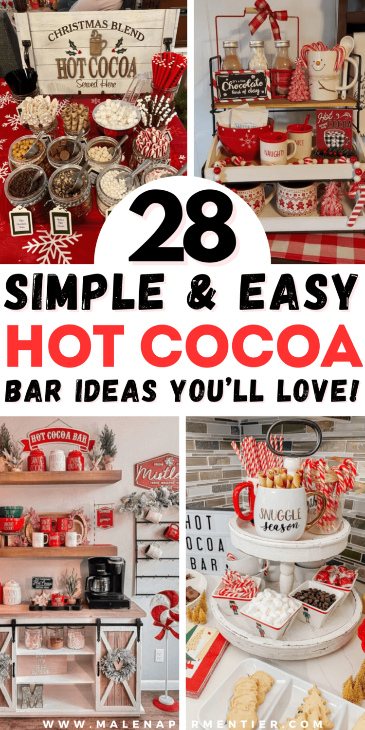 28 Cozy Hot Cocoa Bar Ideas For The Holidays