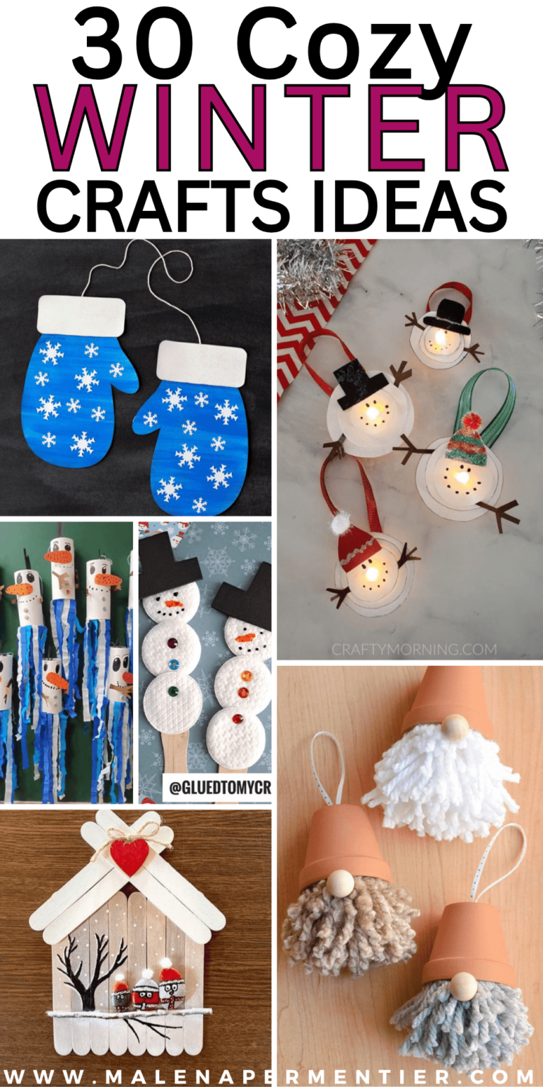 30 Fun and Simple Winter Crafts Ideas You’ll Love