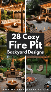 28 Cozy Backyard Fire Pit Design Ideas For Any Size Yard