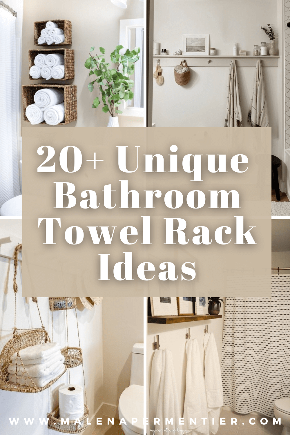 26 Bathroom Towel Rack Ideas That Look Stylish and Save Space