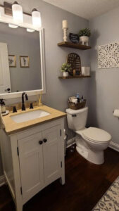 15 Half Bathroom Decor Ideas That Are Practical & Cute