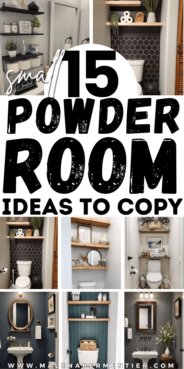 15 Half Bathroom Decor Ideas That Are Practical & Cute