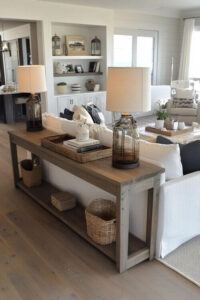 21 Genius Sofa Table Decor Ideas For Behind The Couch
