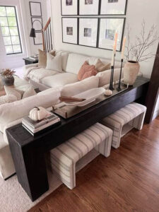 21 Genius Sofa Table Decor Ideas For Behind The Couch