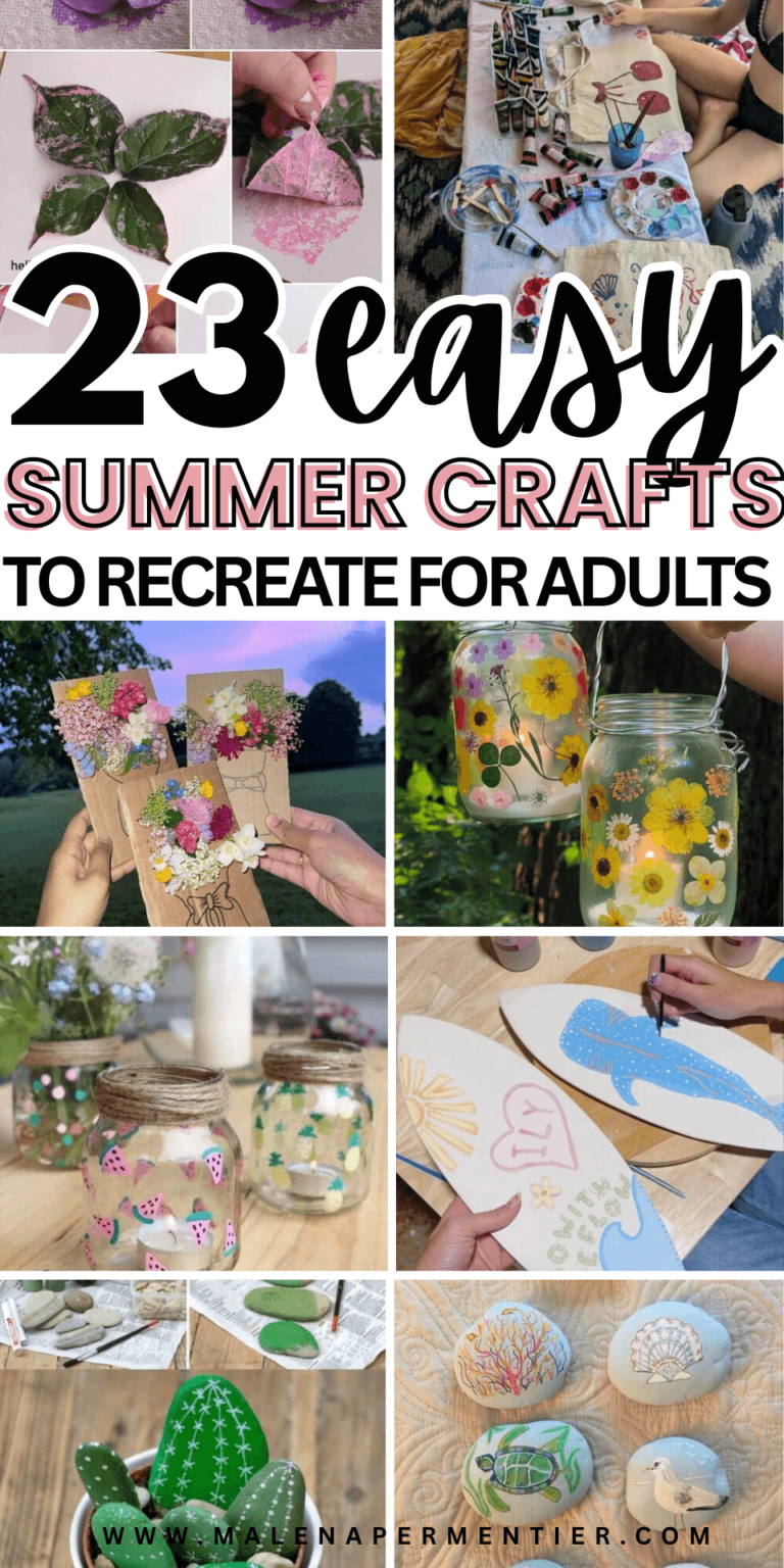 23 Easy Summer Crafts For Adults That You Will Love