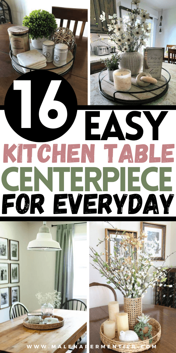 16 Easy Kitchen Table Centerpiece Ideas For Everyday