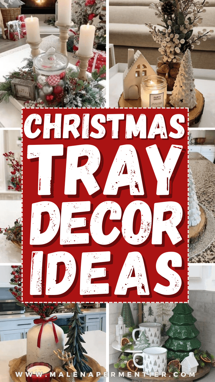 18 Modern Christmas Tray Decor Ideas That Bright Up Every Space